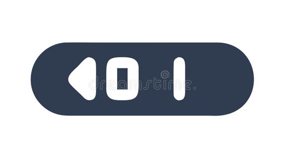 Rewind Pause Button, Media Player Control, Vector Design Generative AI ...