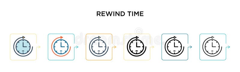 Rewind Time Stock Illustrations – 255 Rewind Time Stock Illustrations ...