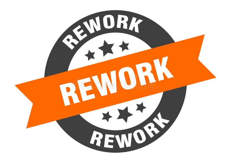 Rework Sticker Stock Illustrations – 101 Rework Sticker Stock ...