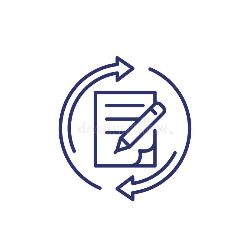 Rewrite Stock Illustrations – 716 Rewrite Stock Illustrations, Vectors ...