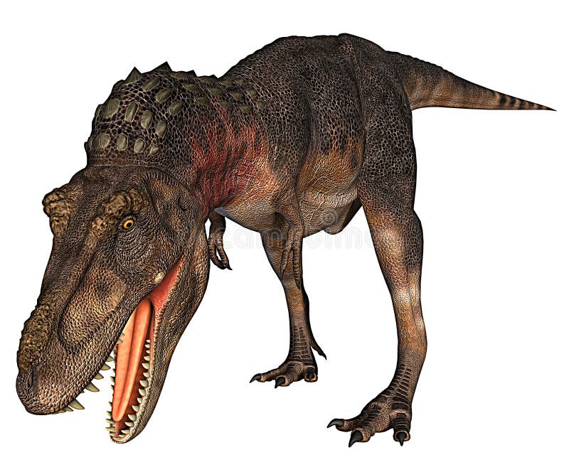 Rex Del Dinosaurio De Dino Que Piensa Alrededor Stock de ilustración ...