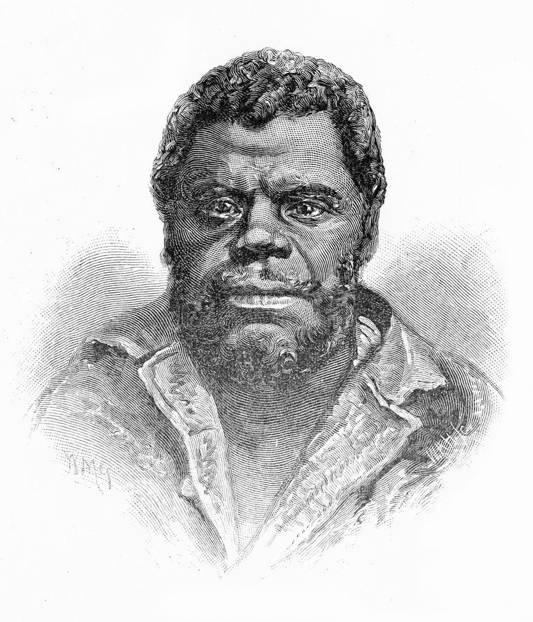 Rey Billy, El Aborigen Tasmano Pasado Foto editorial - Ilustración de ...