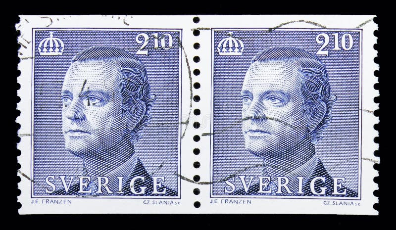 Rey Carl XVI Gustavo, Serie, Circa 1986 Foto de archivo editorial ...