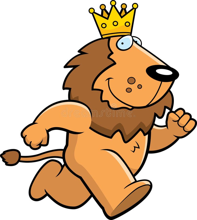 Rey de la selva ilustración del vector. Ilustración de fauna - 9134831