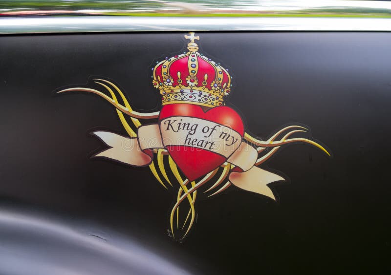 Rey de mi corazón foto de archivo. Imagen de emblema - 137574174