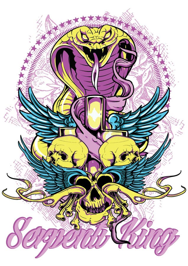 Rey de Serpenti ilustración del vector. Ilustración de color - 37432671