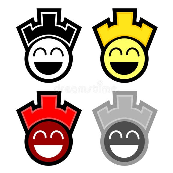 Rey feliz stock de ilustración. Ilustración de bueno - 20055543