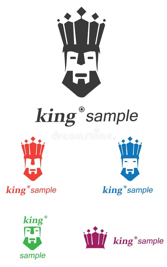 Rey Logo ilustración del vector. Ilustración de llamada - 23134546