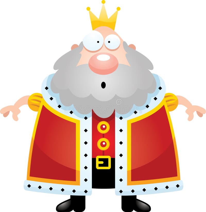 Historieta Sorprendida De La Mascota De La Seta De La Trompeta Del Rey ...