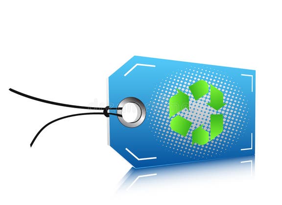 Reycle label stock vector. Illustration of recyclable - 6264252