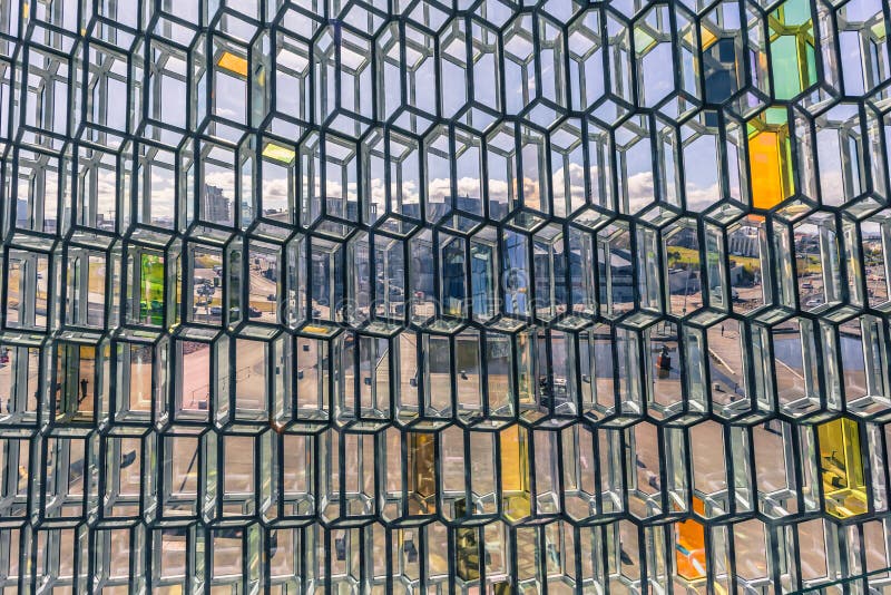 Reykjavik - May 02, 2018: Inside the Harpa Opera House in Reykjavik ...