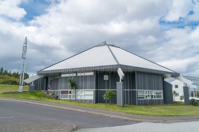 Reykjavik mosque editorial image. Image of blue, colorful - 198444685