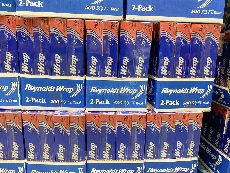 Reynolds Wrap Aluminum Foil Packages Editorial Stock Photo - Image of ...