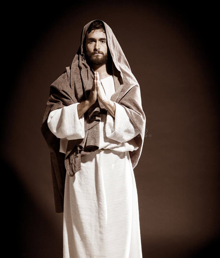 Jesus Cristo a rezar foto de stock. Imagem de homem, acredite - 87005790