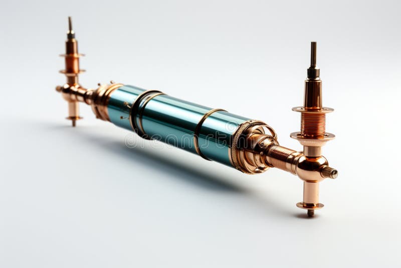 Rf Antenna on White Background Stock Illustration - Illustration of ...