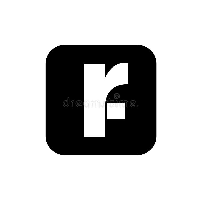RF Company Name Initial Letters Monogram. RF Icon Stock Vector ...