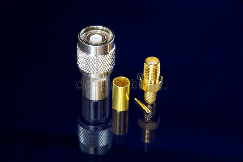RF connectors stock photo. Image of data, speed, white - 79217804