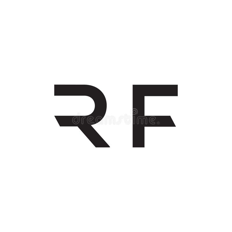 Rf Initial Letter Vector Logo Icon Stock Vector - Illustration of ...
