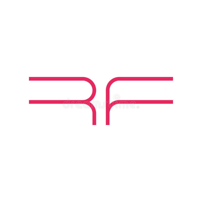 Rf Initial Letter Vector Logo Icon Stock Vector - Illustration of ...