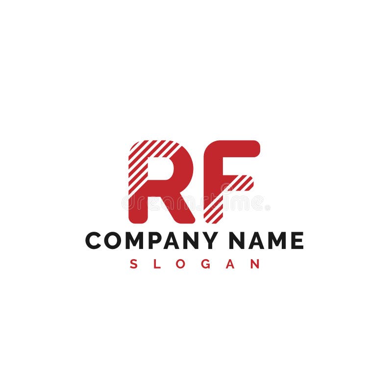 RF Letter Logo Design. RF Letter Logo Vector Illustration - Vector ...