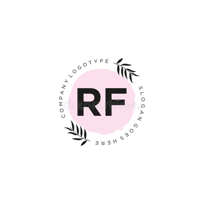 RF Letter Logo Icon Design Template Elements Stock Vector ...