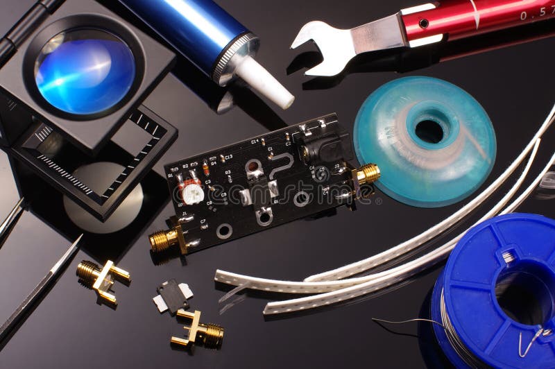 RF and Microwave Product Design Project Stock Photo - Image of ...