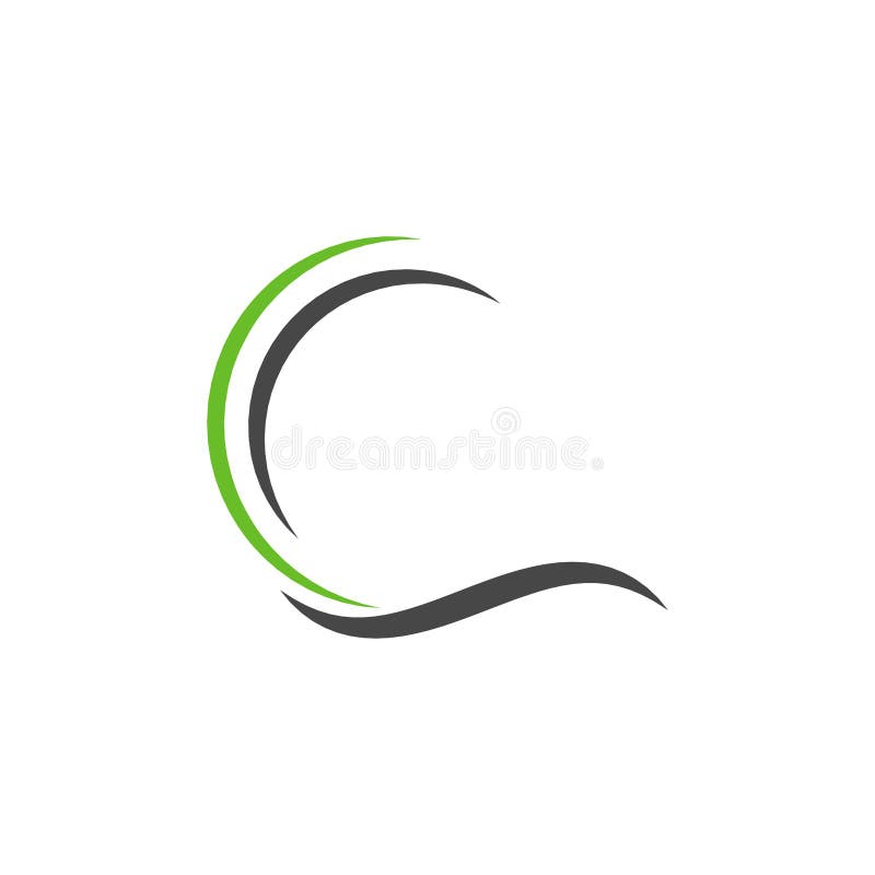 Swoosh Circle Company Blue and Grey Color Logo, Business Icon Vector ...