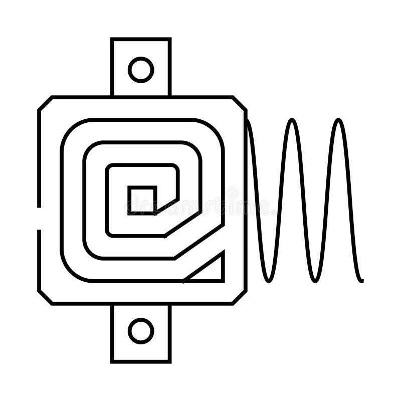 Set of 24 Technology and Electronics and Devices Web Icons in Line ...