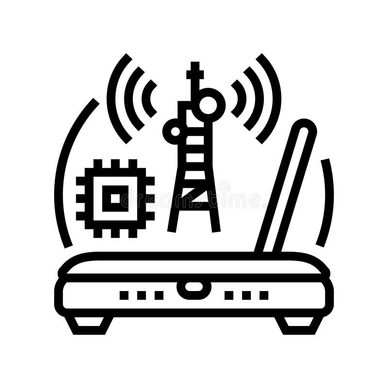Set of 40 Technology and Electronics and Devices Web Icons in Line ...