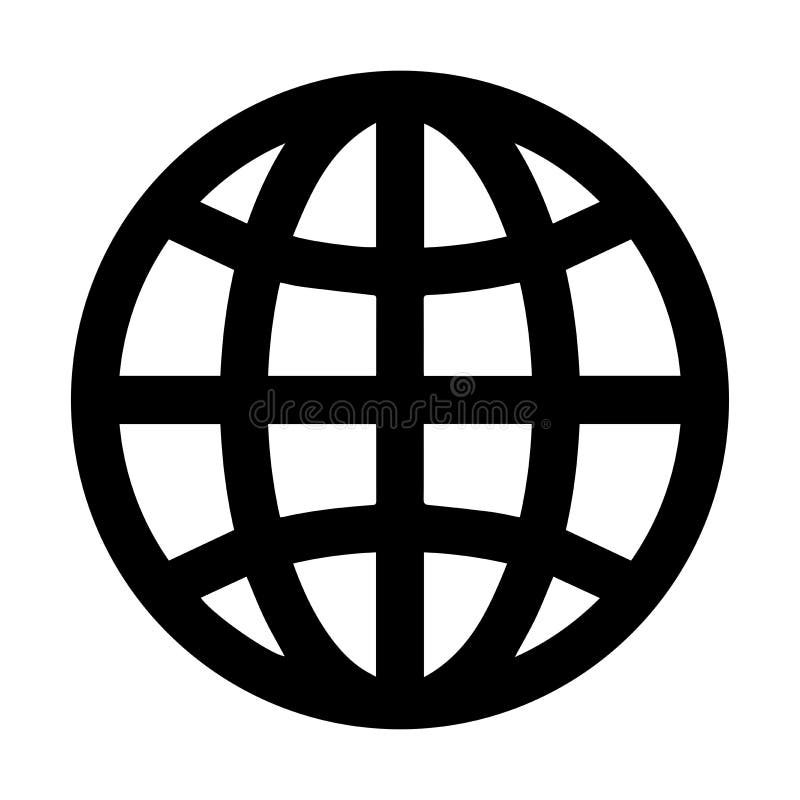 Go To Web Icon in Trendy Flat Style Isolated on White Background ...