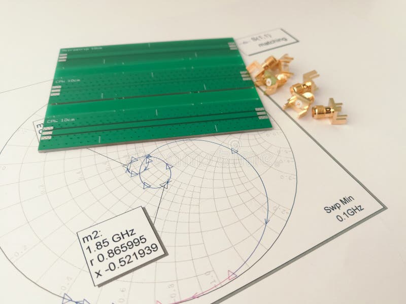 RF Transmission Line for Calibration Stock Image - Image of engineering ...