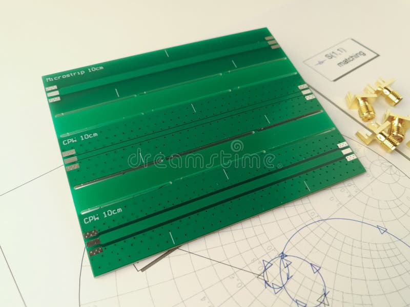RF Transmission Line for Calibration Stock Image - Image of engineering ...