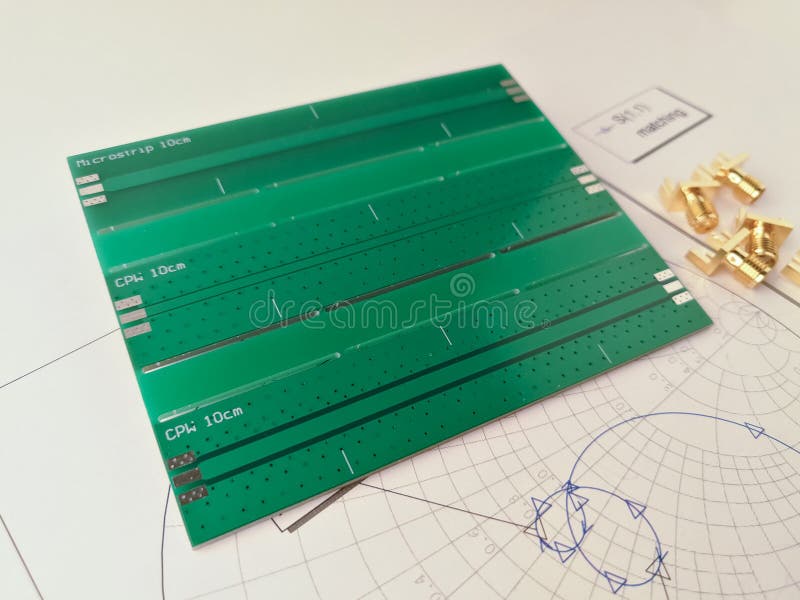 RF Transmission Line for Calibration Stock Image - Image of diagram ...
