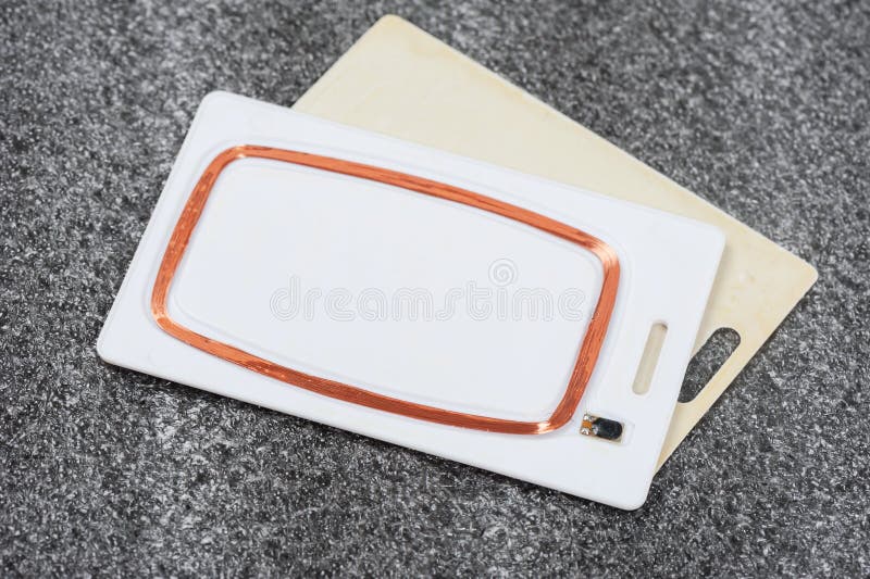 RFID tag or transponder stock photo. Image of semiconductor - 184530540