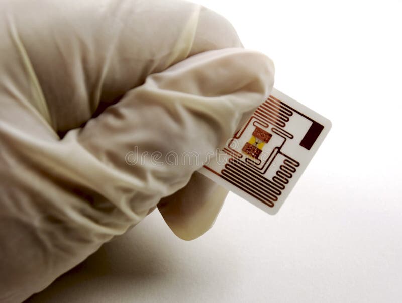Rfid Chips With Injecting Syringe Stock Image - Image of identity ...
