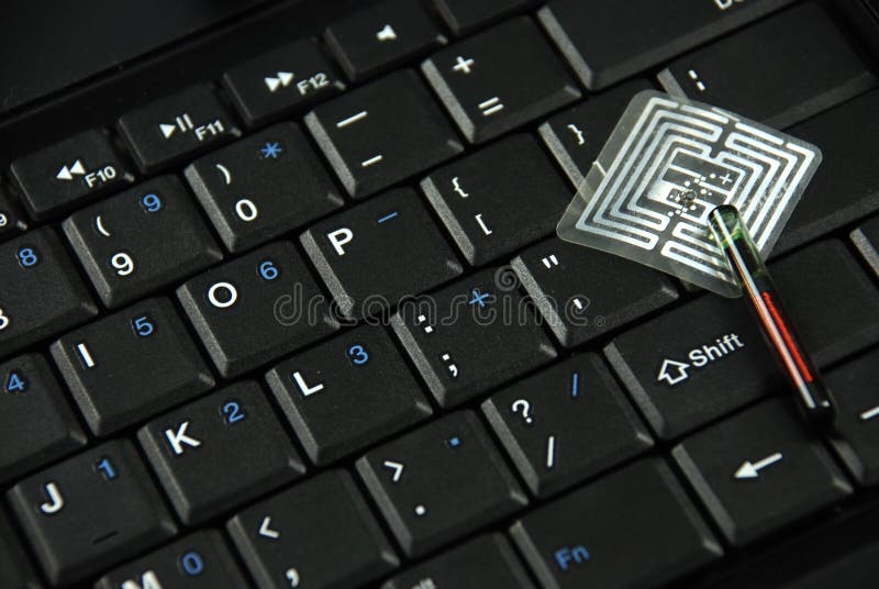 RFID chips and tags stock photo. Image of communication - 36156822