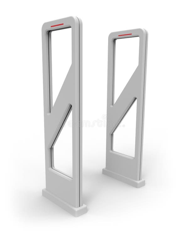 RFID gates stock illustration. Illustration of gate, antenna - 55396469