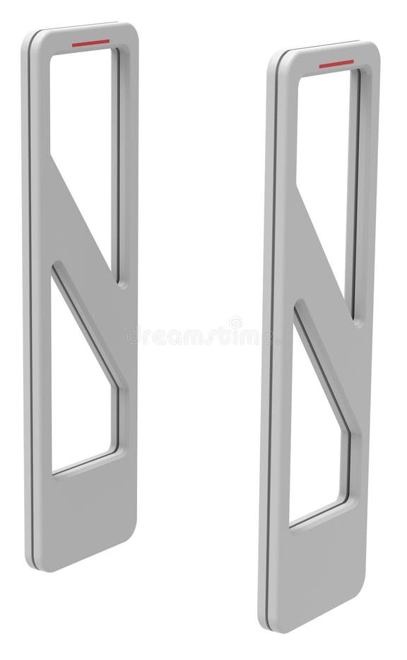 RFID gates stock illustration. Illustration of electronic - 55396480