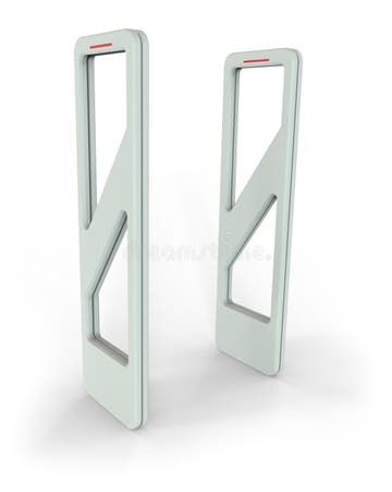RFID gates stock illustration. Illustration of electronic - 55396493