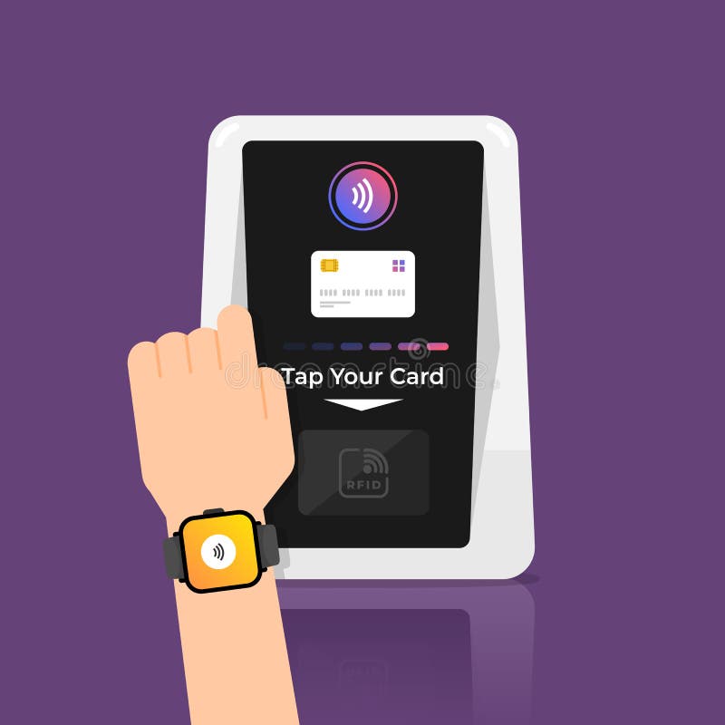 RFID Illustration Vector stock vector. Illustration of ticket - 138758936