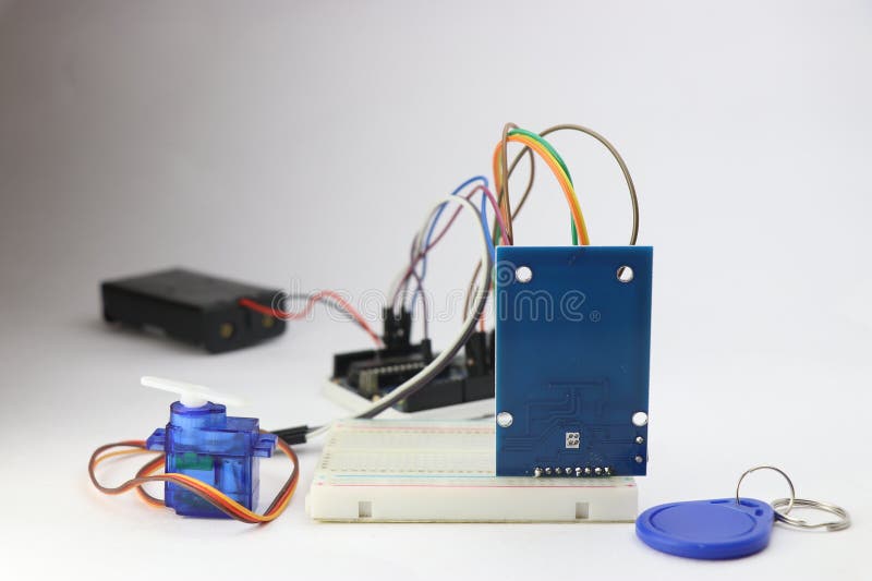 RFID Module with Tag, Micro Servo and Other Electronic Component ...