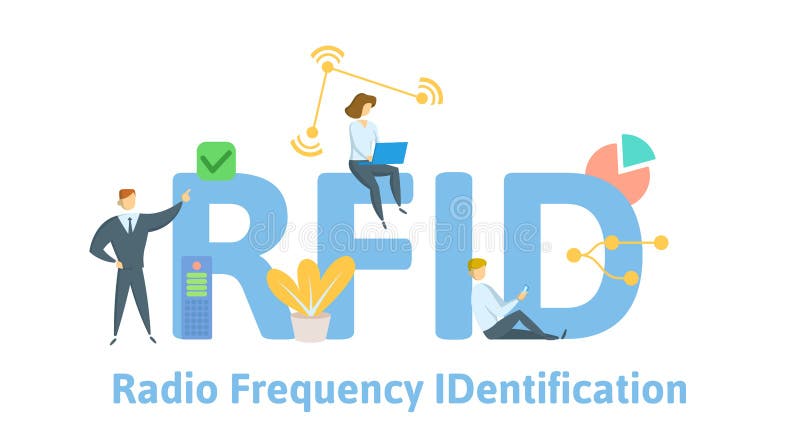 RFID Radio Frequency IDentification. Technology Concept. Digital ... RFID Radio Frequency IDentification. Technology Concept. Digital ...