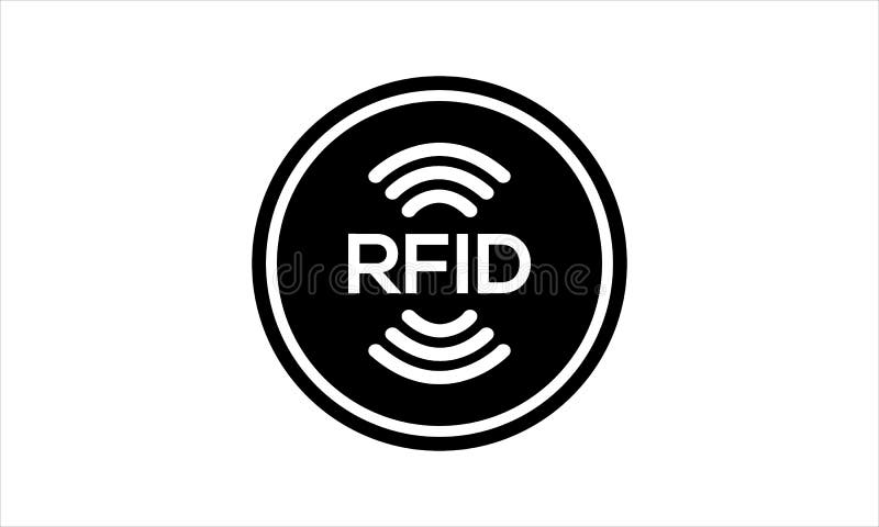 RFID Radio Frequency Identification. Technology Concept Stock Vector ...