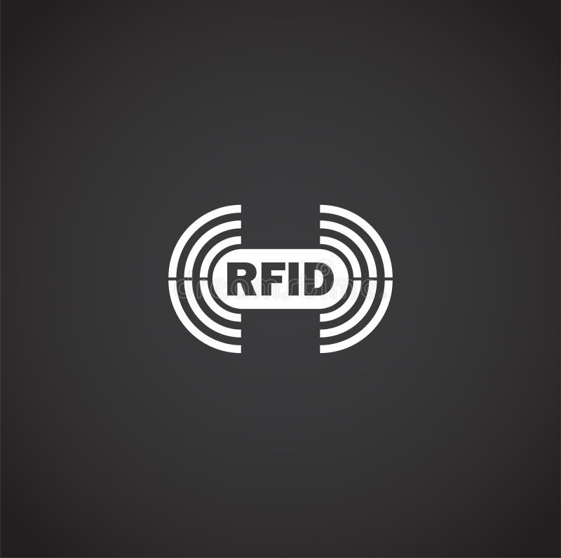 RFID Related Icon On Background For Graphic And Web Design. Creative ...