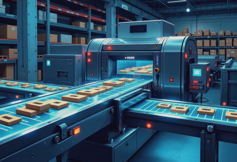 RFID Tag Sorter in a Modern Distribution Center for Efficient Logistics ...