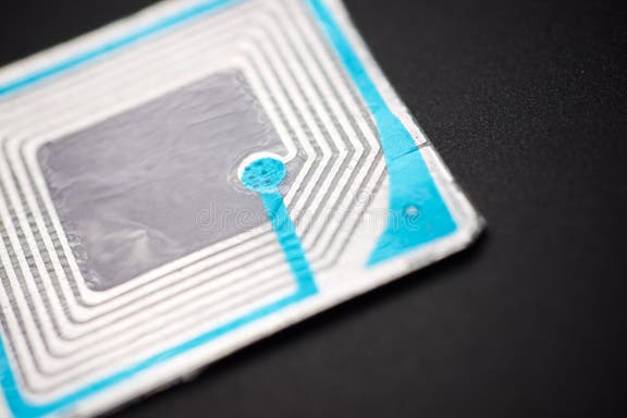 Rfid tag view stock photo. Image of micro, identification - 267286408