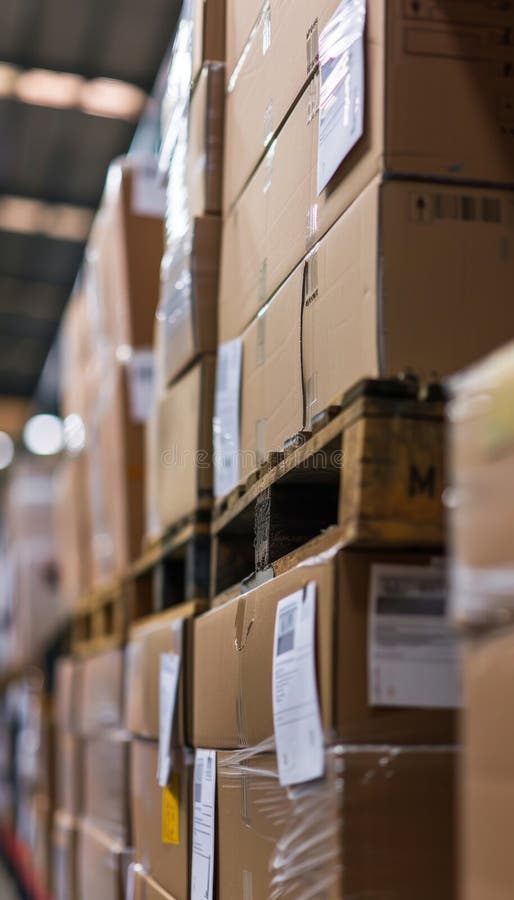 RFID-Tagged Boxes on Warehouse Pallet for Advanced Inventory Tracking ...