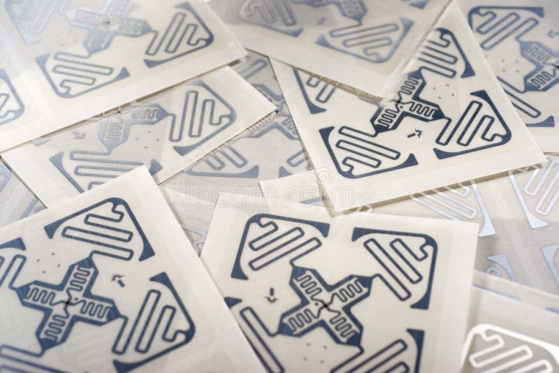Rfid tags view stock photo. Image of invention, closeup - 268174960