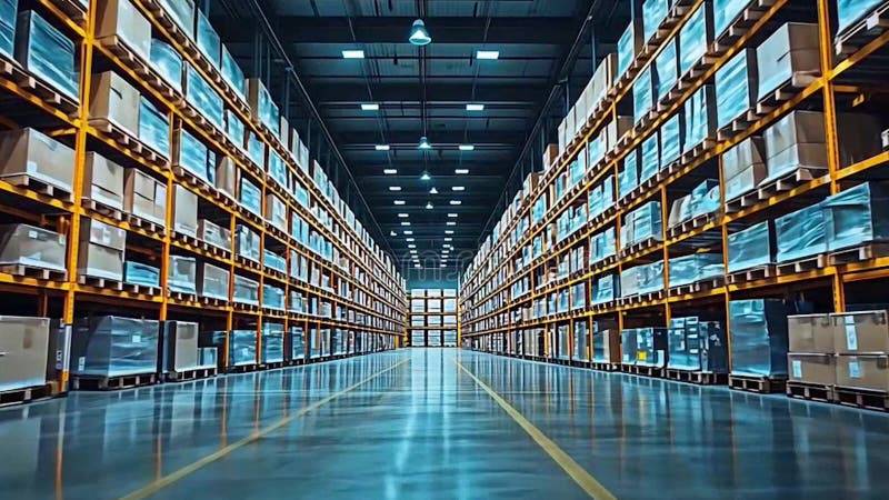 RFID Tags Tracking System for Logistic Warehouse Inventory Stock Video ...