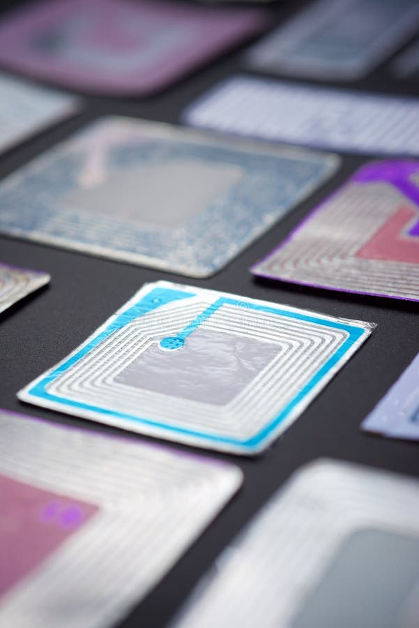 Rfid tags view stock photo. Image of invention, closeup - 268174960